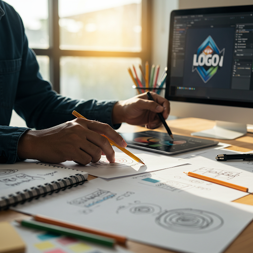 أنشاء LOGO شخصي أو لعلامتك التجارية - https://shopksa.tjar.store/